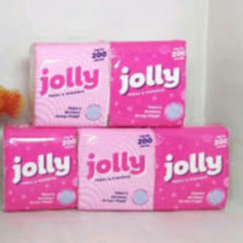 Jual TISSUE JOLLY POP UP 200 SHEET,SEE POP UP GAJAH MULTIPURPOSE 150 ...