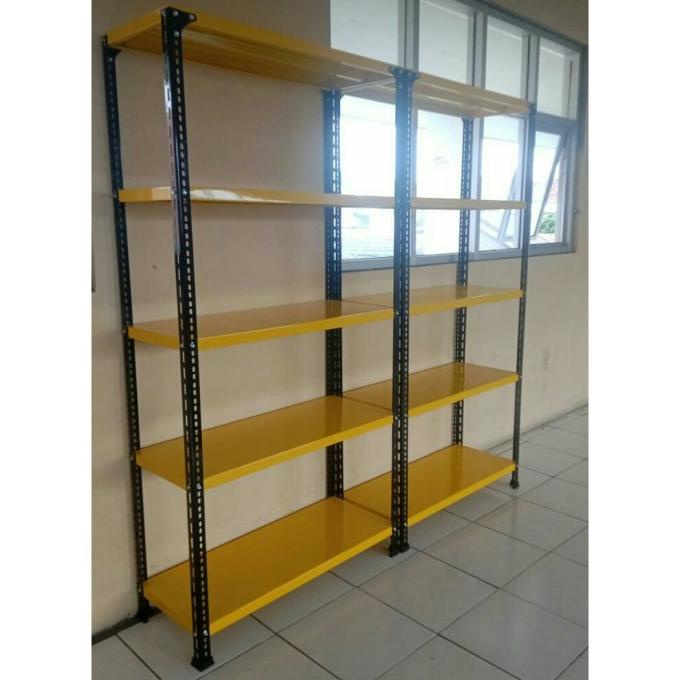 Jual Rak besi serbaguna 5 susun KUNING L40*P100*T200 | Shopee Indonesia