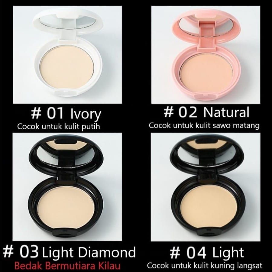 Jual LAMEILA 5073 PRESSED POWDER / BEDAK PADAT KONTROL MINYAK ...
