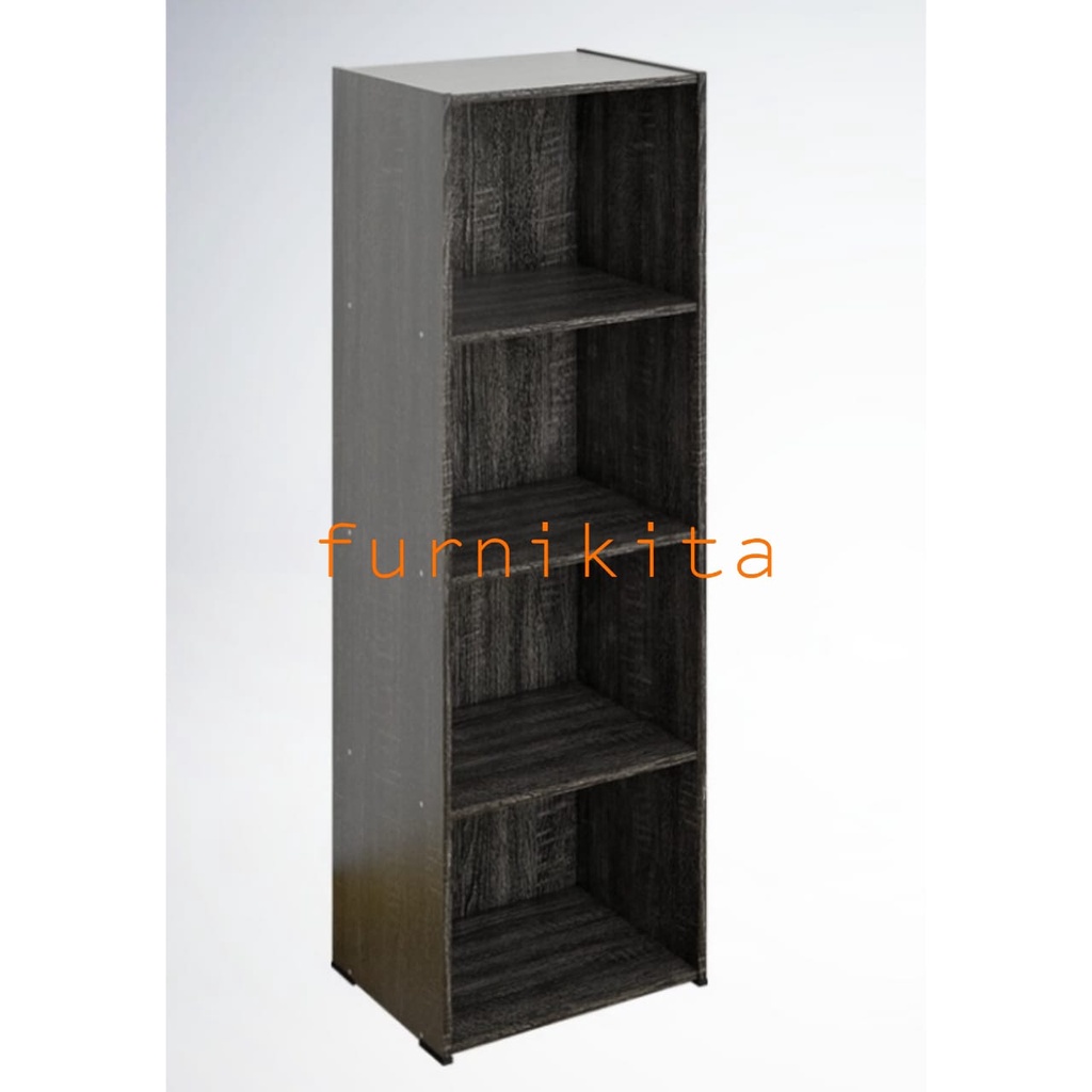 Jual RAK BUKU PAJANGAN SERBAGUNA 7 SEKAT PUTIH MINIMALIS / LEMARI BUKU ...