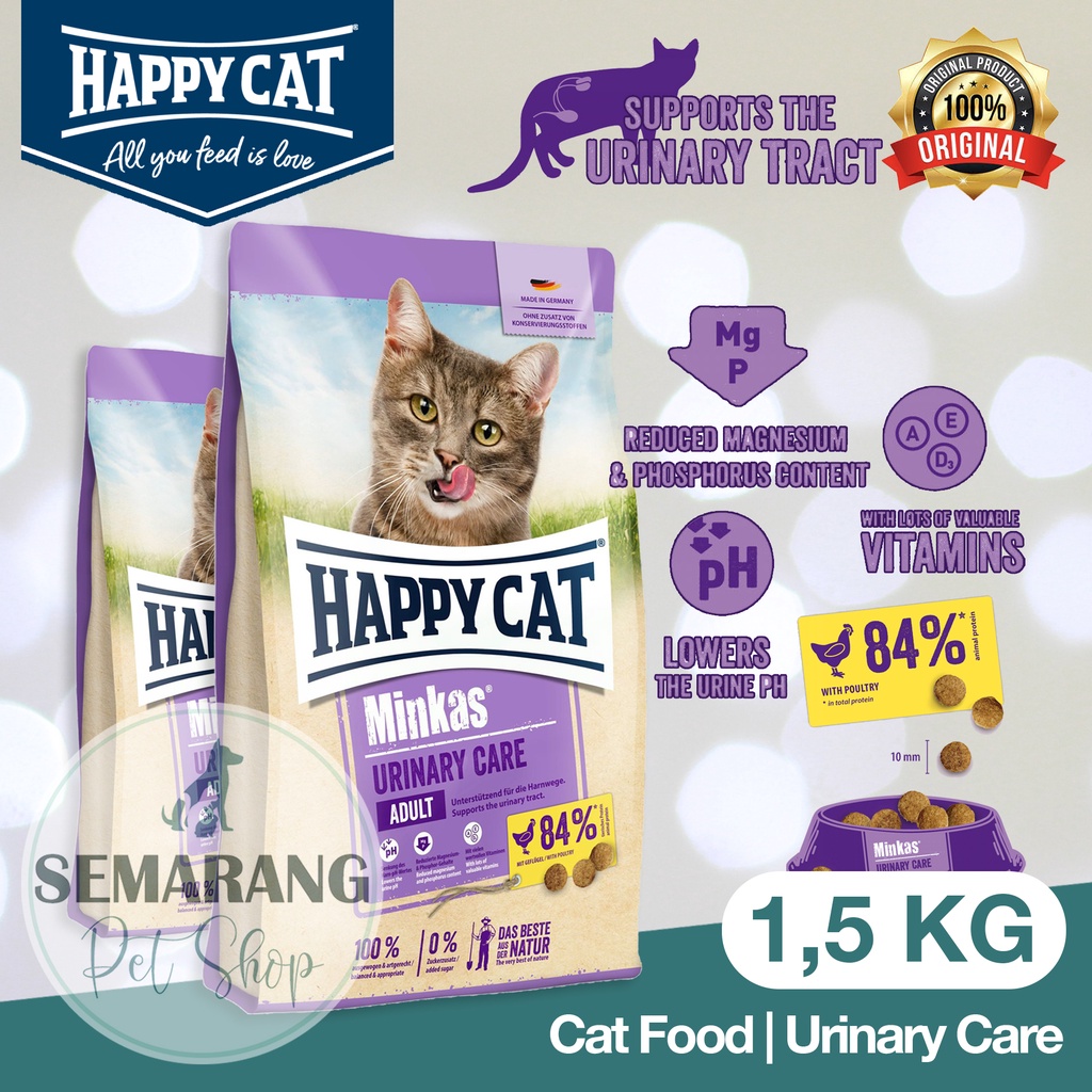 Jual Cat Food HAPPY CAT MINKAS Urinary Care 1,5kg | Makanan Kucing ...