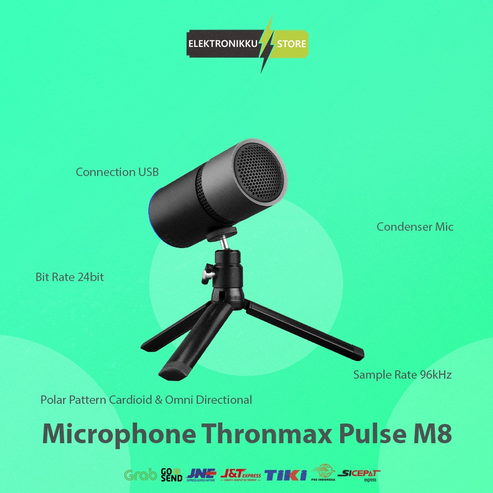 Jual Mic Mikrofon USB Thronmax Pulse M8 Microphone Condenser Komputer ...