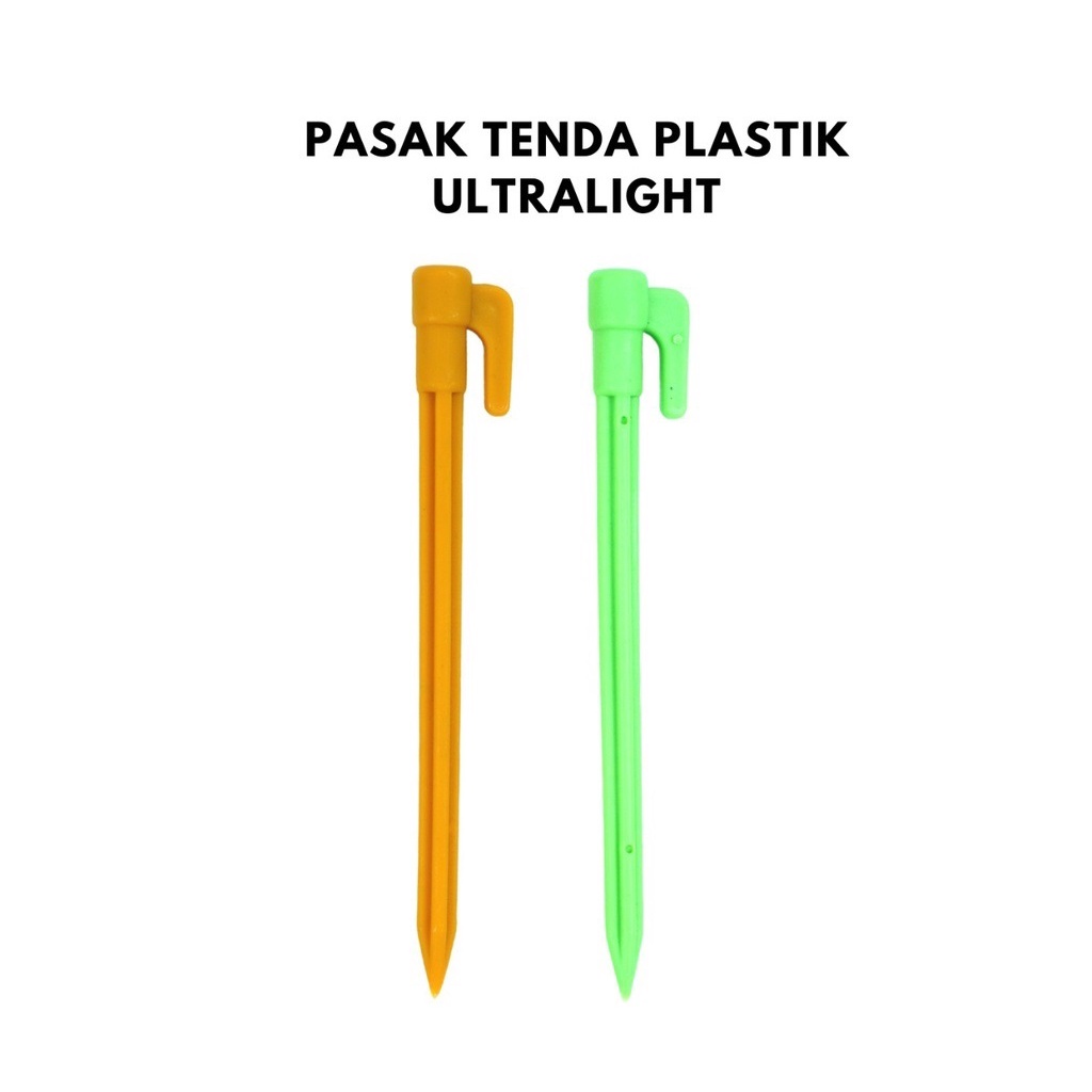 Jual Pasak Tenda Camping Plastik isi 10 pcs - Pelastik Ultralight ...