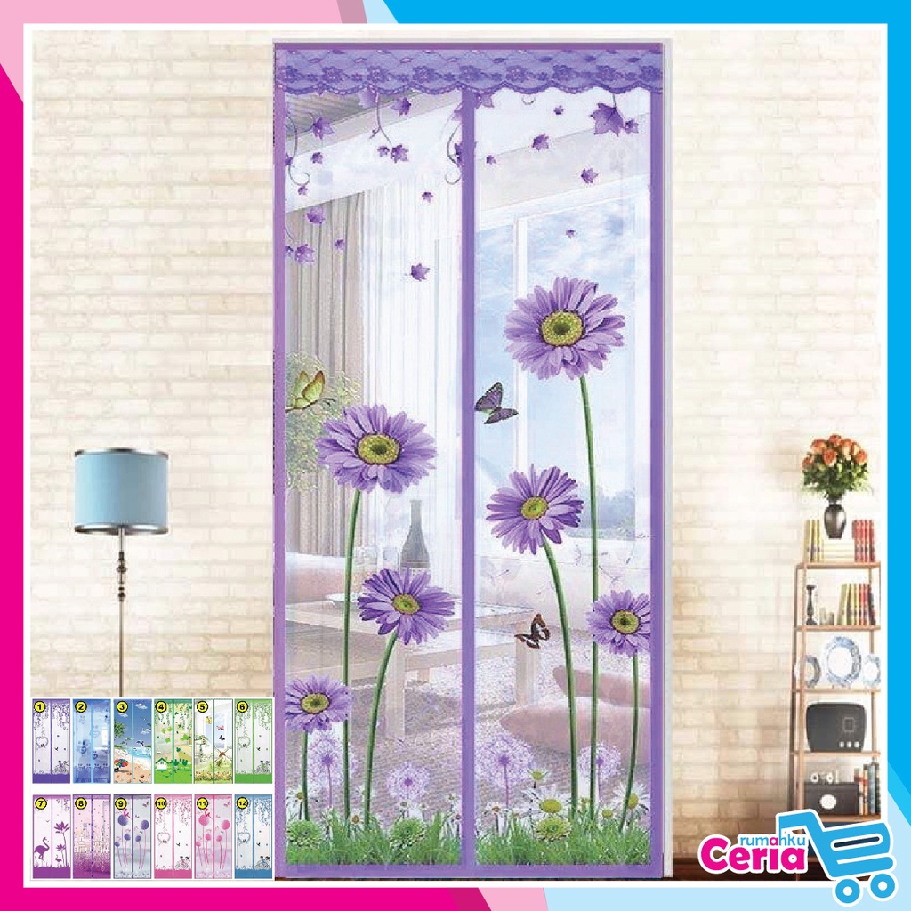 Jual TIRAI MAGNET ANTI NYAMUK KARAKTER / TIRAI PINTU RUMAH / TIRAI ...