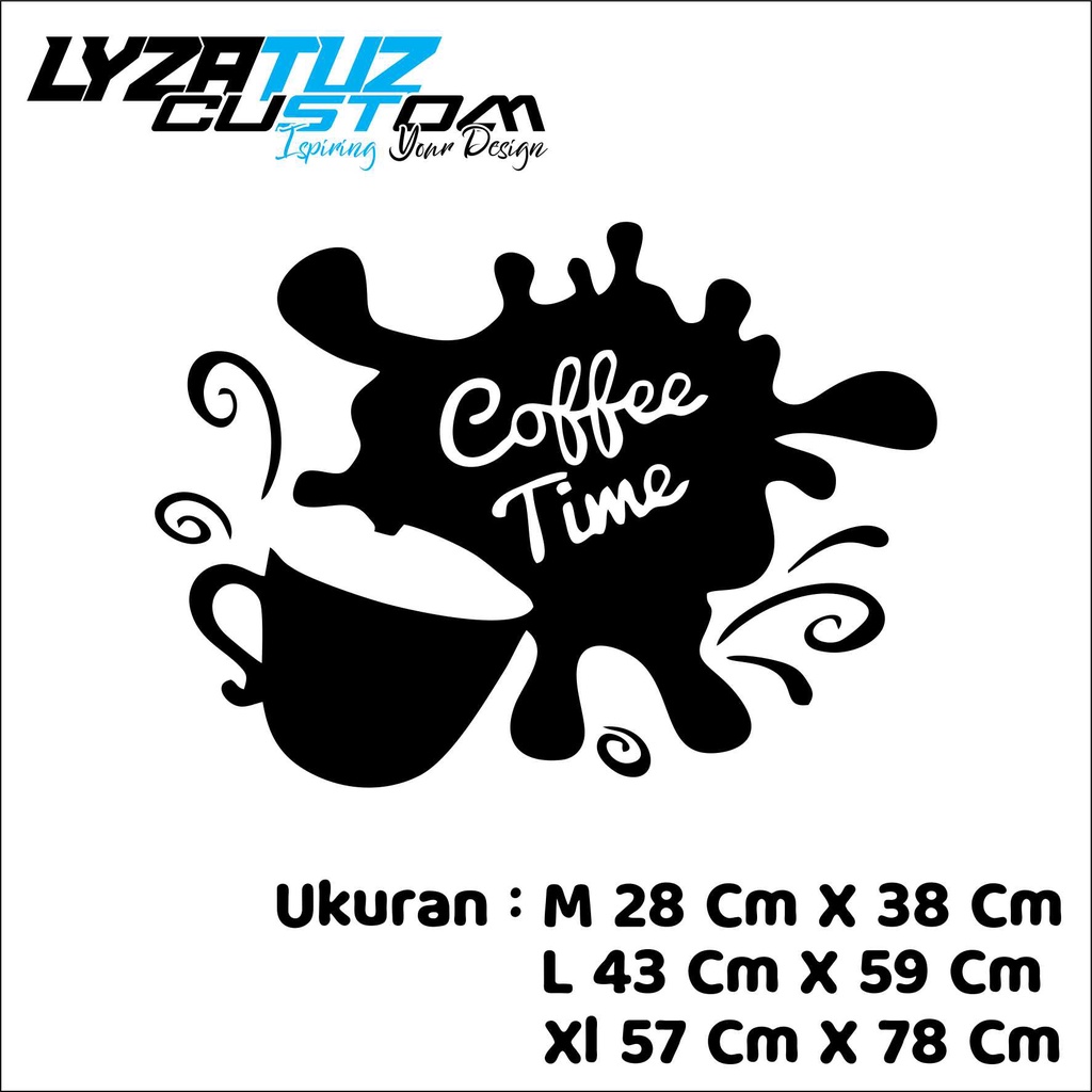 Jual TERMURAH!!! WALL CUTTING CUTING STIKER STICKER DINDING COFFEE KOPI ...