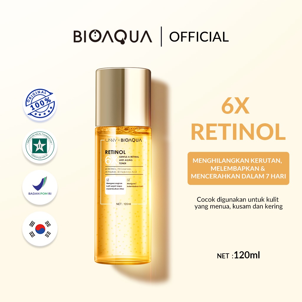 Jual Bioaqua Retinol Toner 120ml | Shopee Indonesia
