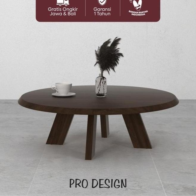 Jual MEJA TAMU PRO DESIGN JAMON MEJA TAMU BULAT EL09I09A82L | Shopee ...