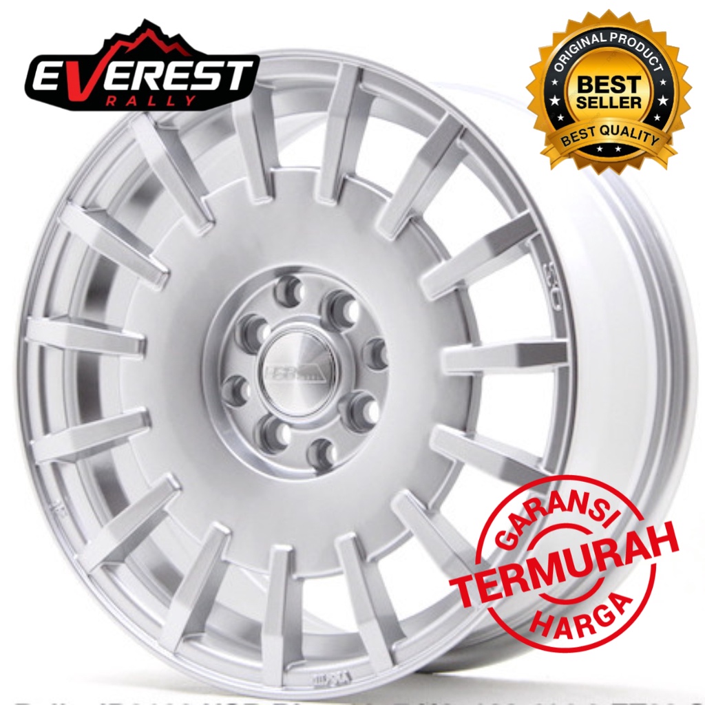 Jual Velg Rally R16 PCD 4x100 4x114,3 RALLY HSR Ring 16 Lebar 7 ET38 Silver | Shopee Indonesia