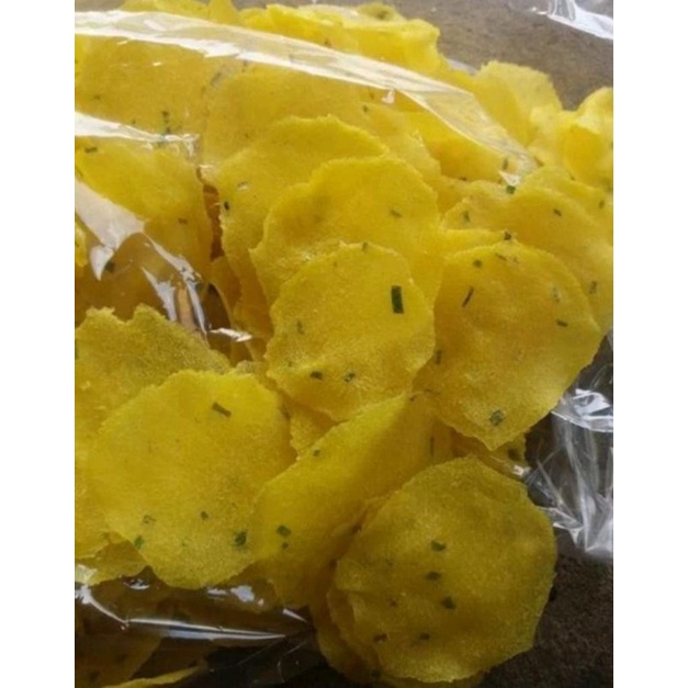 Jual (1 KG) KERUPUK SERMIER SAMILER KUNING / KRUPUK SAMILER MENTAH ...