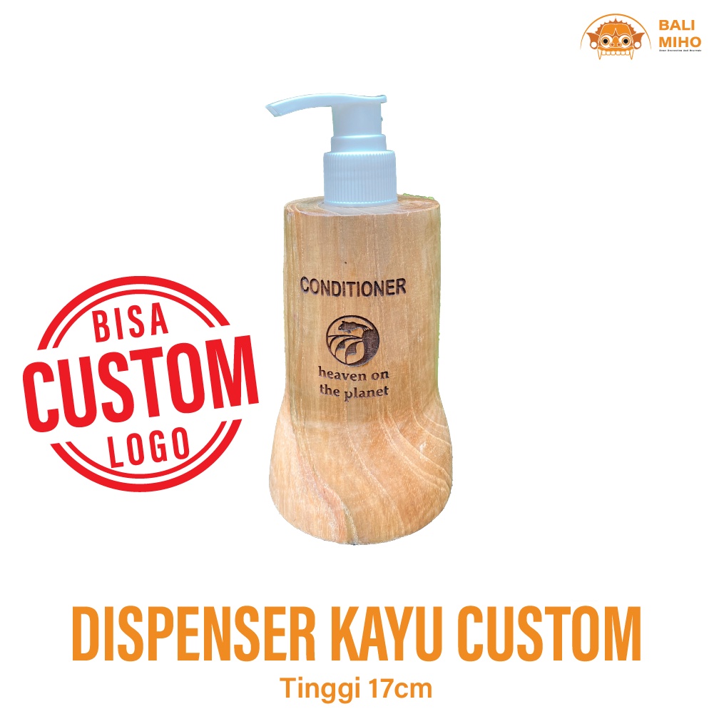 Jual Tempat Sabun Kayu Jati 17 cm - Tempat Shampo Kayu - Botol Hand ...