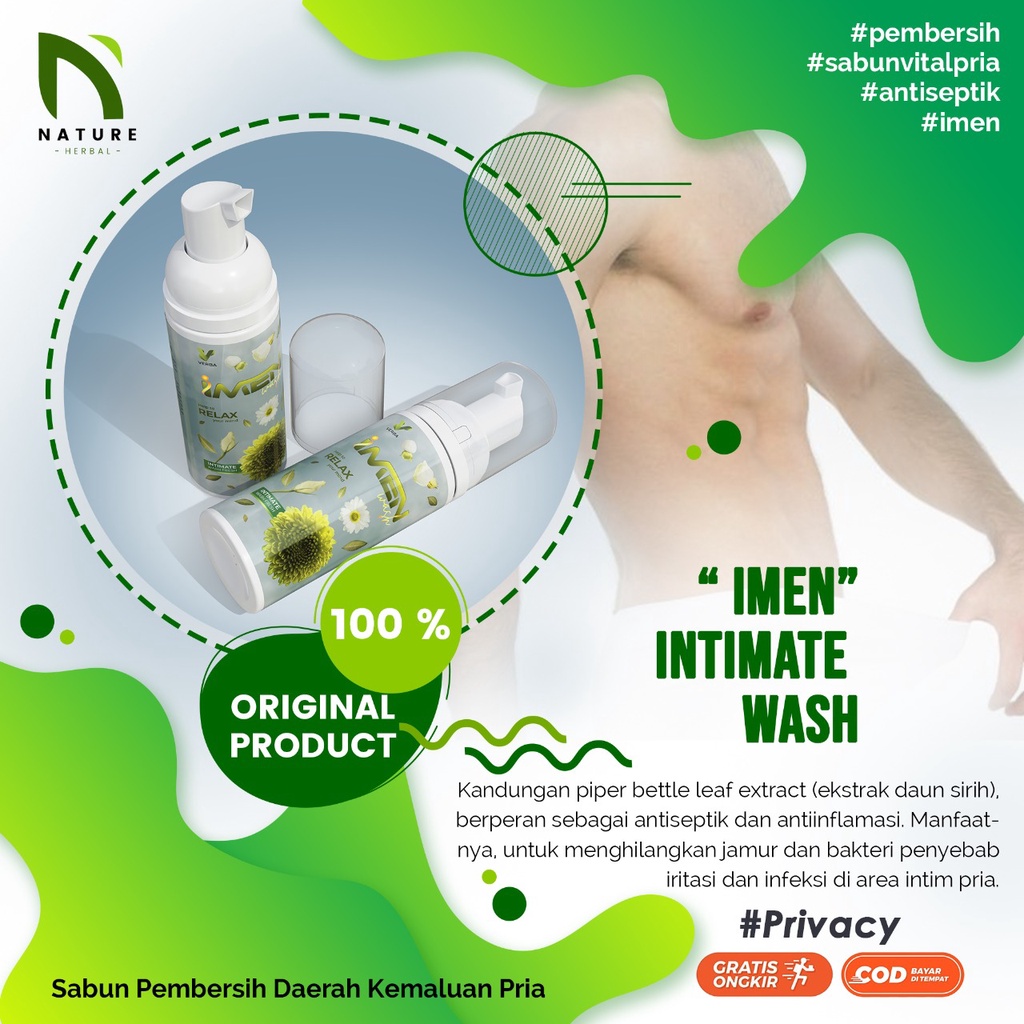 Jual IMEN wash Sabun Pembersih Daerah INTIM Pria BPOM PEMBERSIH KHUSUS ...