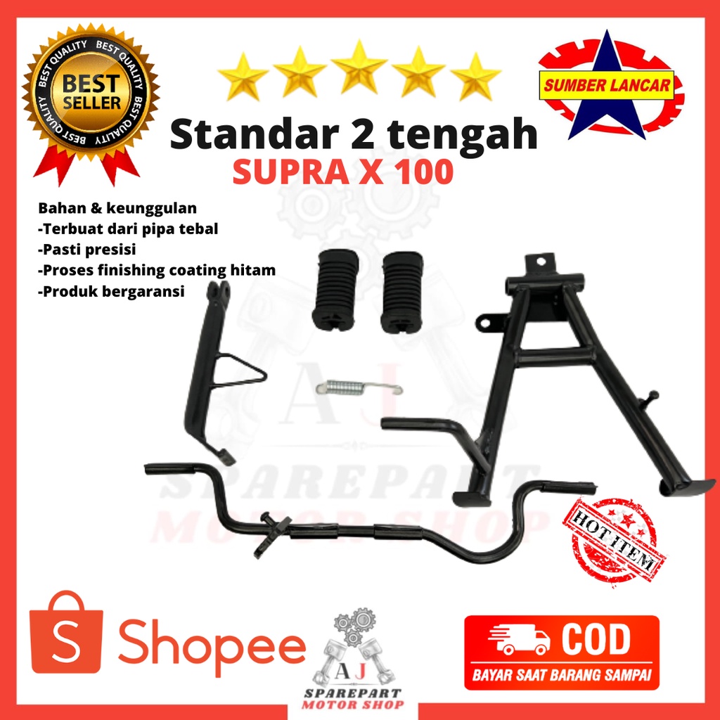 Jual Full Set Fullset Besi Bastep Standar Tengah 2 Samping Step Pijakan ...