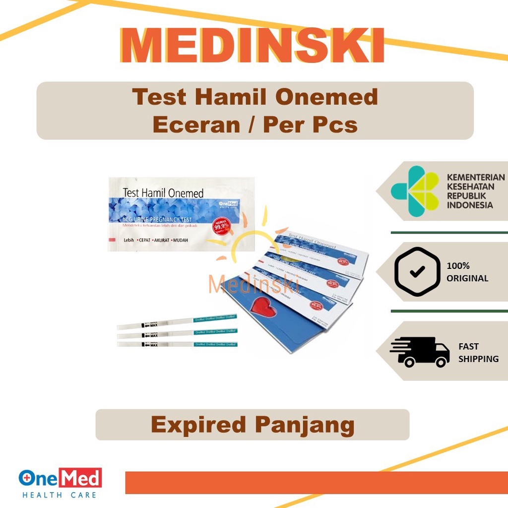Jual Alat Tes Kehamilan OneMed Test Pack Cek Uji Hamil Testpack One Med ...