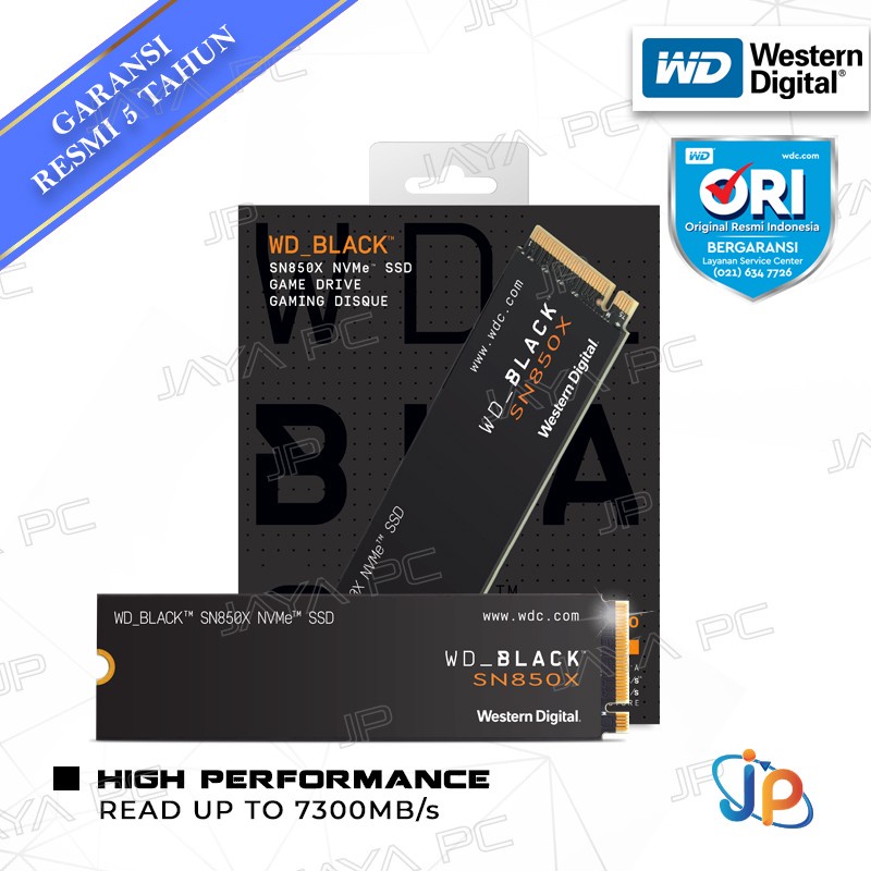 Jual WD Black SSD SN850X M.2 Pcie Gen4 Nvme 2280 2TB - WD Black M2 2 TB ...