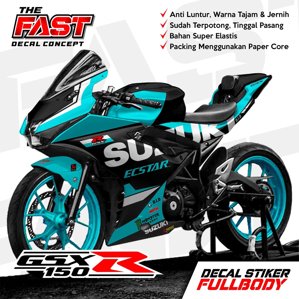 Jual stiker decal gsx full body bia custom | Shopee Indonesia