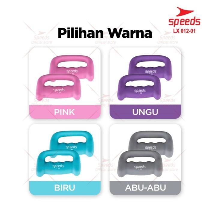 Jual SATU SET ISI 2 ( SEPASANG ) DUMBLE 1 KG SPEEDS | Shopee Indonesia