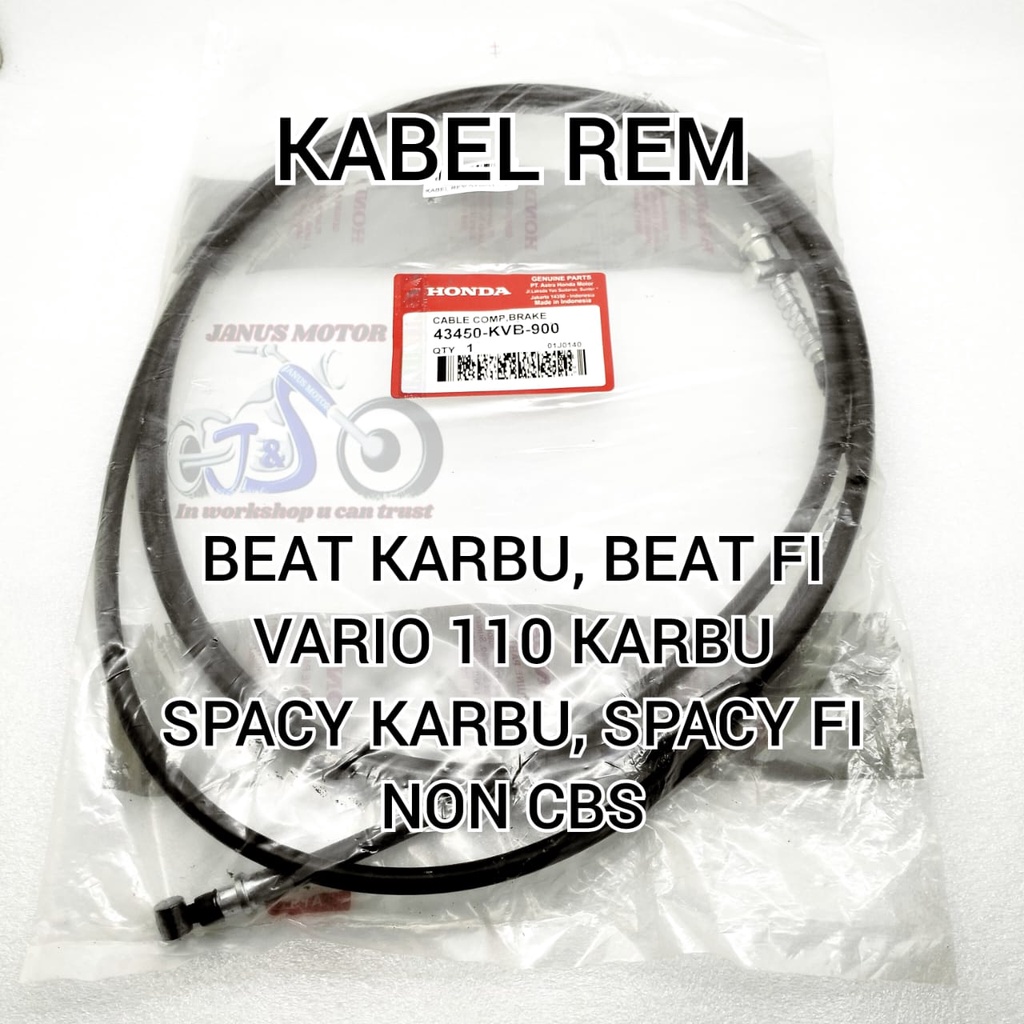 Jual Kabel rem Honda Beat Vario Spacy Scoopy karbu FI Injeksi tali ...