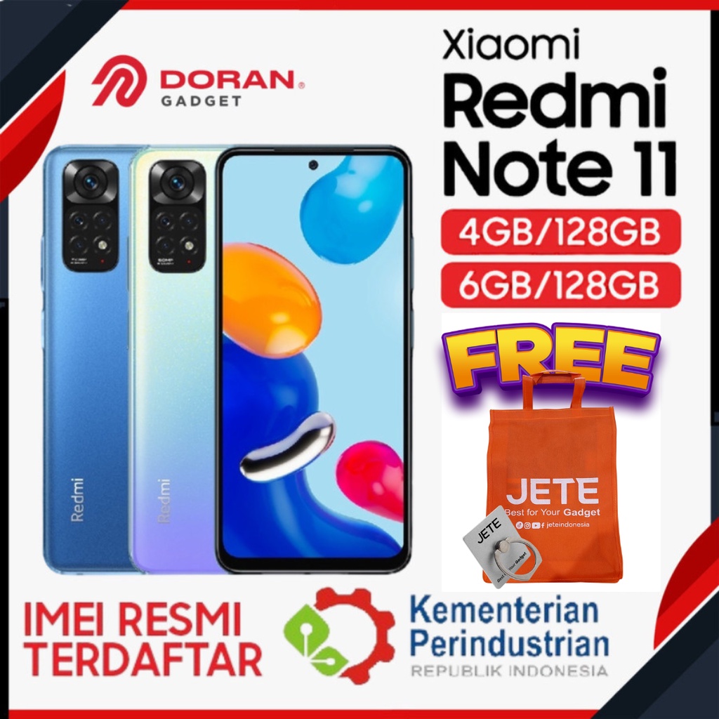 Jual Xiaomi Redmi Note 11 FHD+ 6,43"Super AMOLED DotDisplay 50MP Quad ...