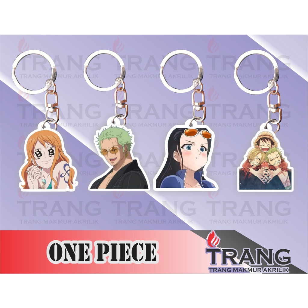 Jual Gantungan Kunci Akrilik One Piece / Keychain Acrylic One Piece ...