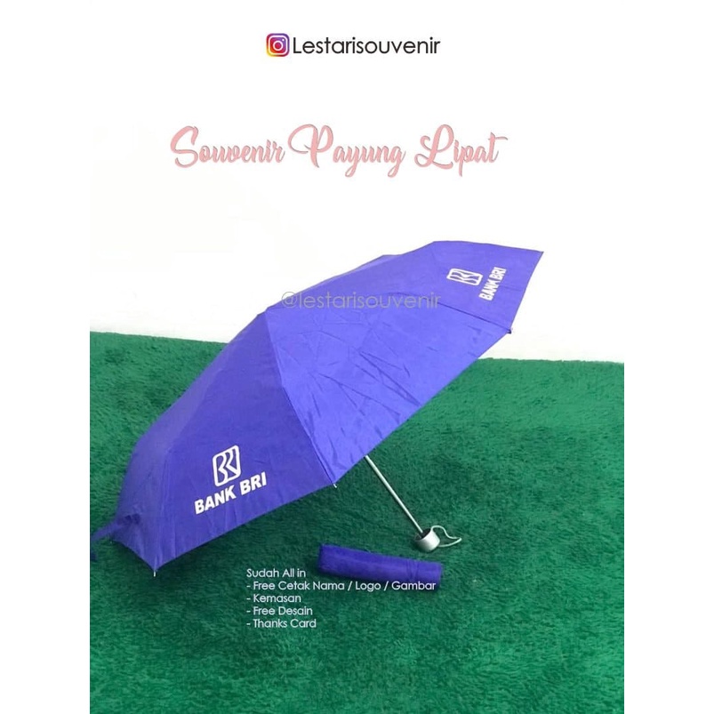 Jual Souvenir Payung Lipat Custom (nocode 1) / souvenir merchandise ...