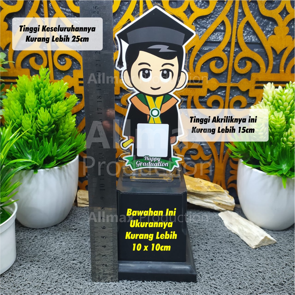 Jual Plakat Wisuda Akrilik Kosongan Tanpa Label dan Foto | Shopee Indonesia