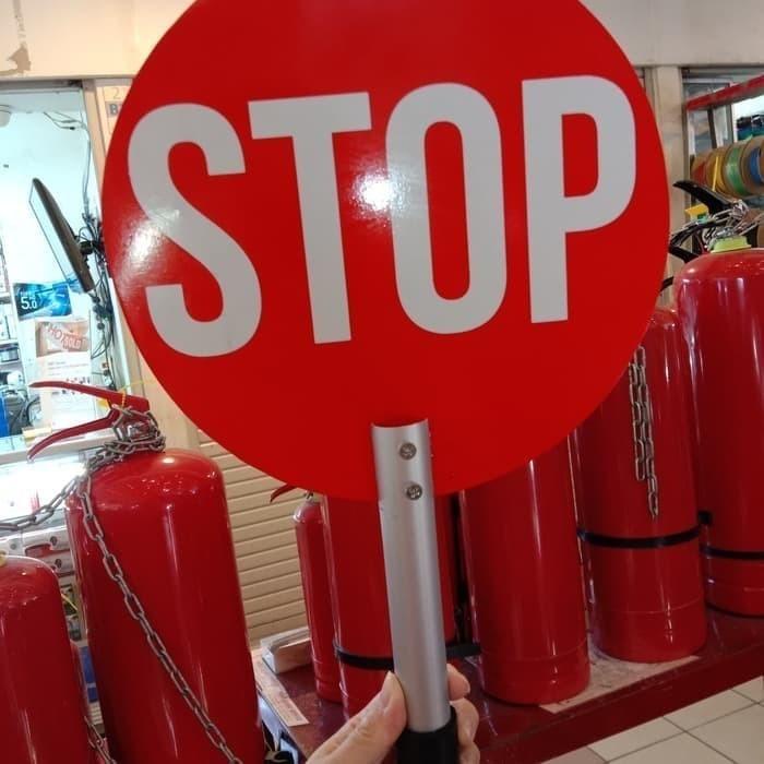 Jual Terlaris Rambu Dilarang Stop Plang Stop Uk 20Cm | Shopee Indonesia