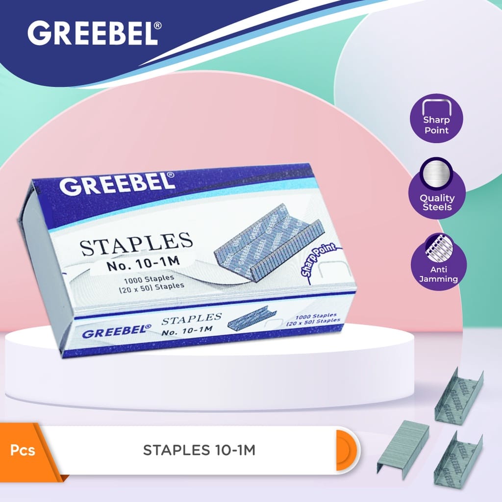 Jual Grebeel Isi Staples / Isi Staples 10-1M / Isi Jepretan / Isi Necis ...