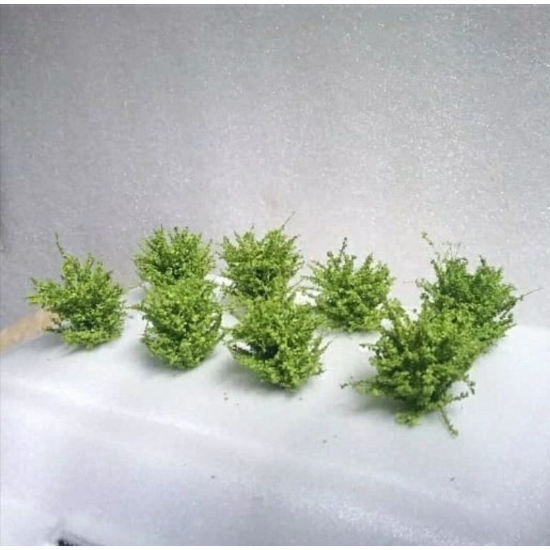Jual miniatur semak semak belukar hijau muda light green bushes diorama ...