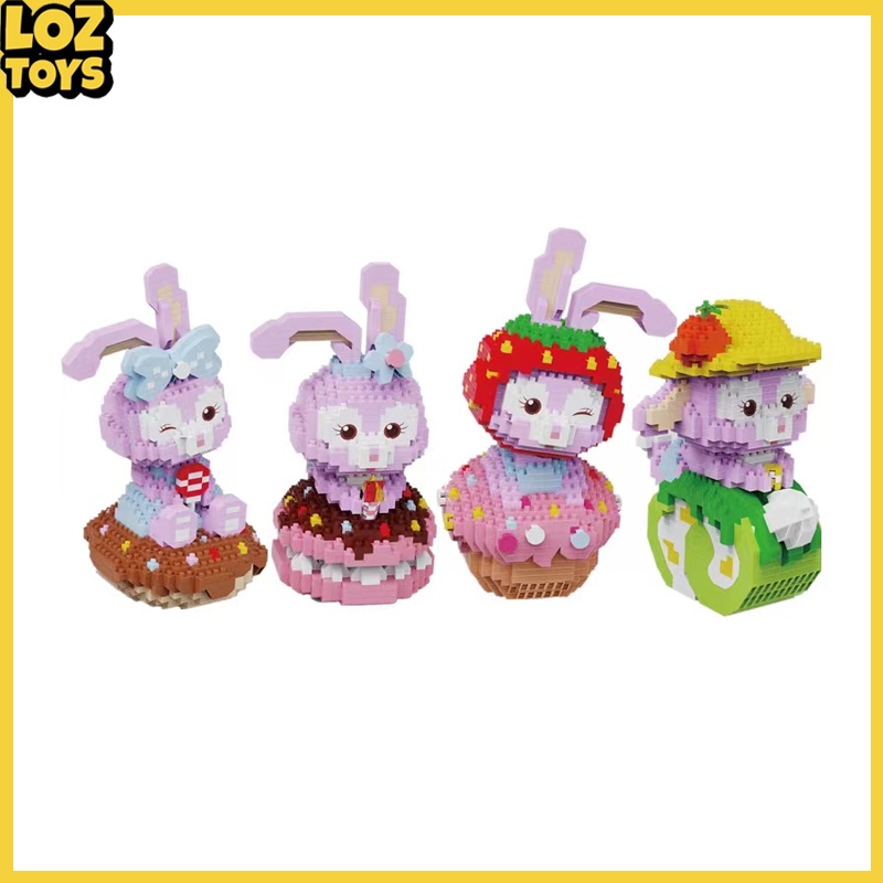 Jual LOZTOYS Teh Sore Seri Blok Bricks DIY Kelinci Ornamen Mikro ...