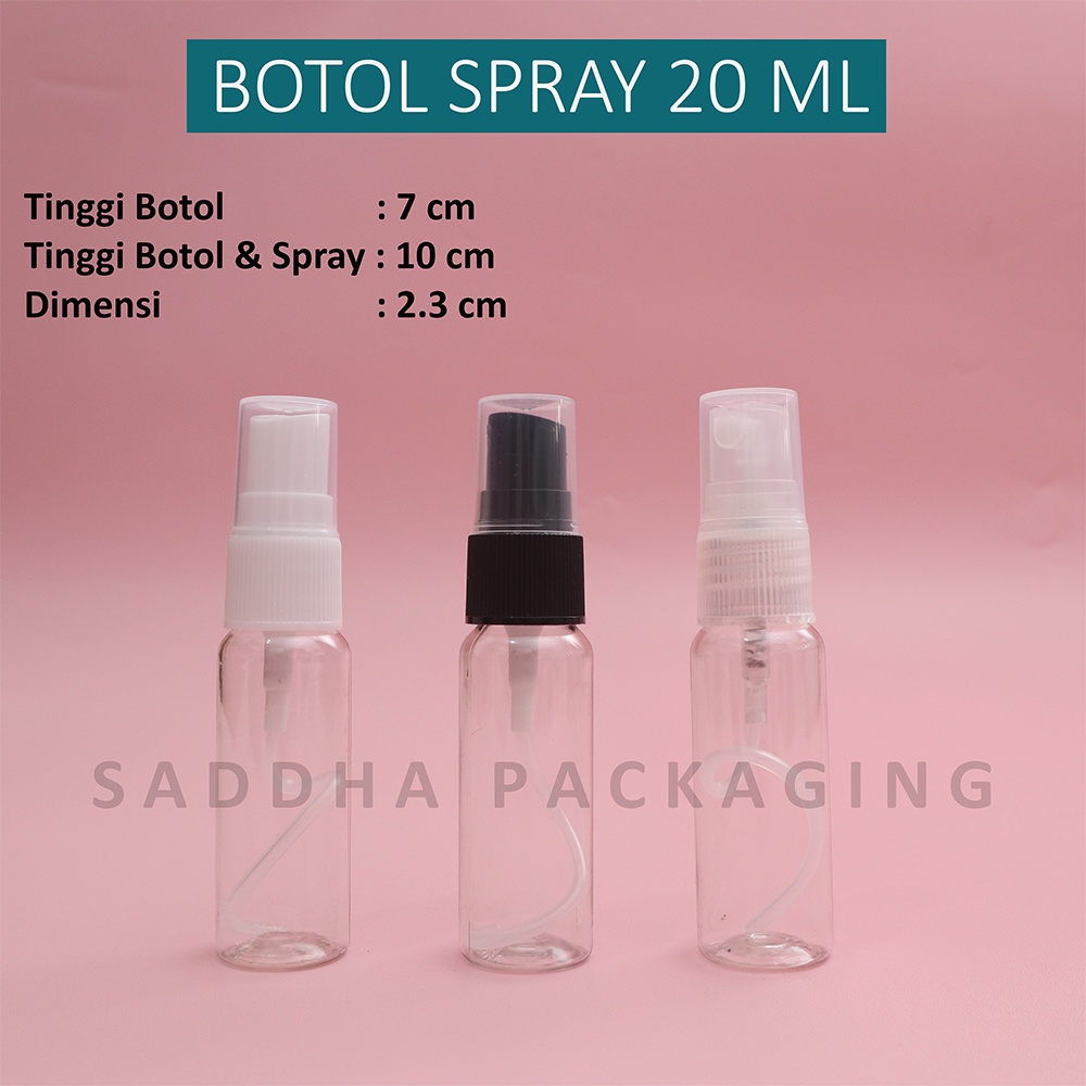 Jual Botol Spray 20ml BENING PET Botol 20ml Spray BENING PET / BOTOL ...