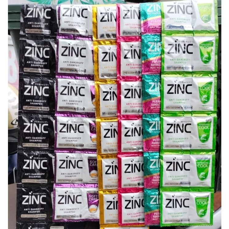 Jual sampo zink warna random isi 6 renceng | Shopee Indonesia