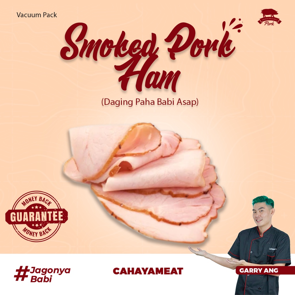 Jual Smoked Pork Ham (Ham Babi Asap) | Shopee Indonesia