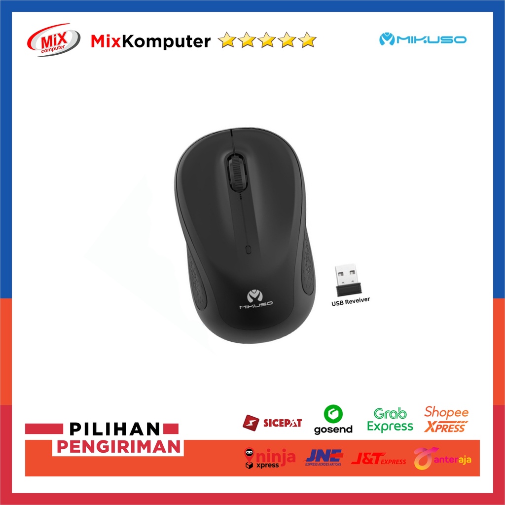 Jual Mouse Wireless Mikuso MOS W018 USB Optical 2.4GHz | Shopee Indonesia