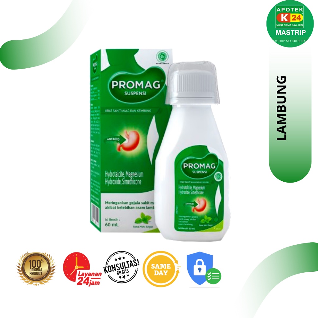 Jual Promag Cair Botol / Asam Lambung Gastritis Tukak Lambung / 6 Tahun ...