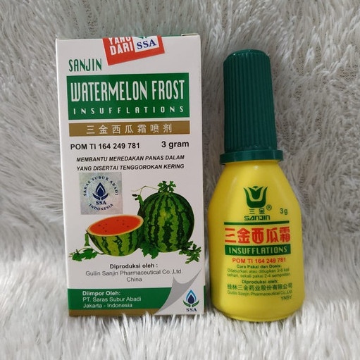 Jual Obat Sariawan dan sakit tenggorokan Watermelon Frost | Shopee ...