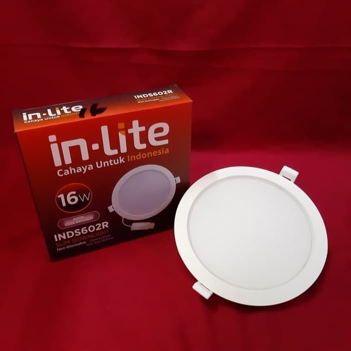 Jual INDS602R Lampu DownLight Inbow IB Panel LED 16w Inlite | Shopee ...