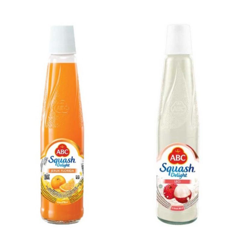 Jual Sirup ABC Syrup Squash Delight Orange Jeruk / Lychee Leci 460 ml ...
