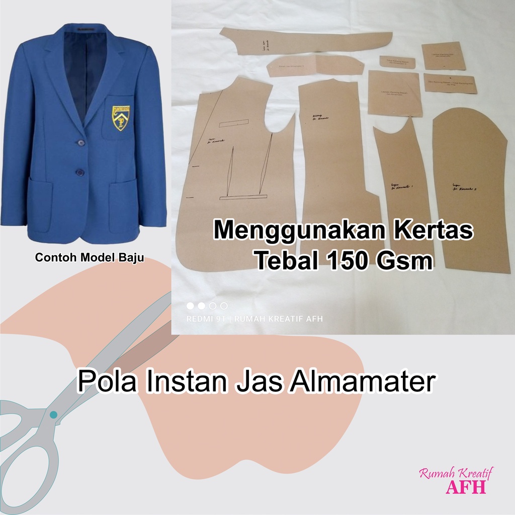 Jual Pola Instan Pola Jas Almamater | Shopee Indonesia