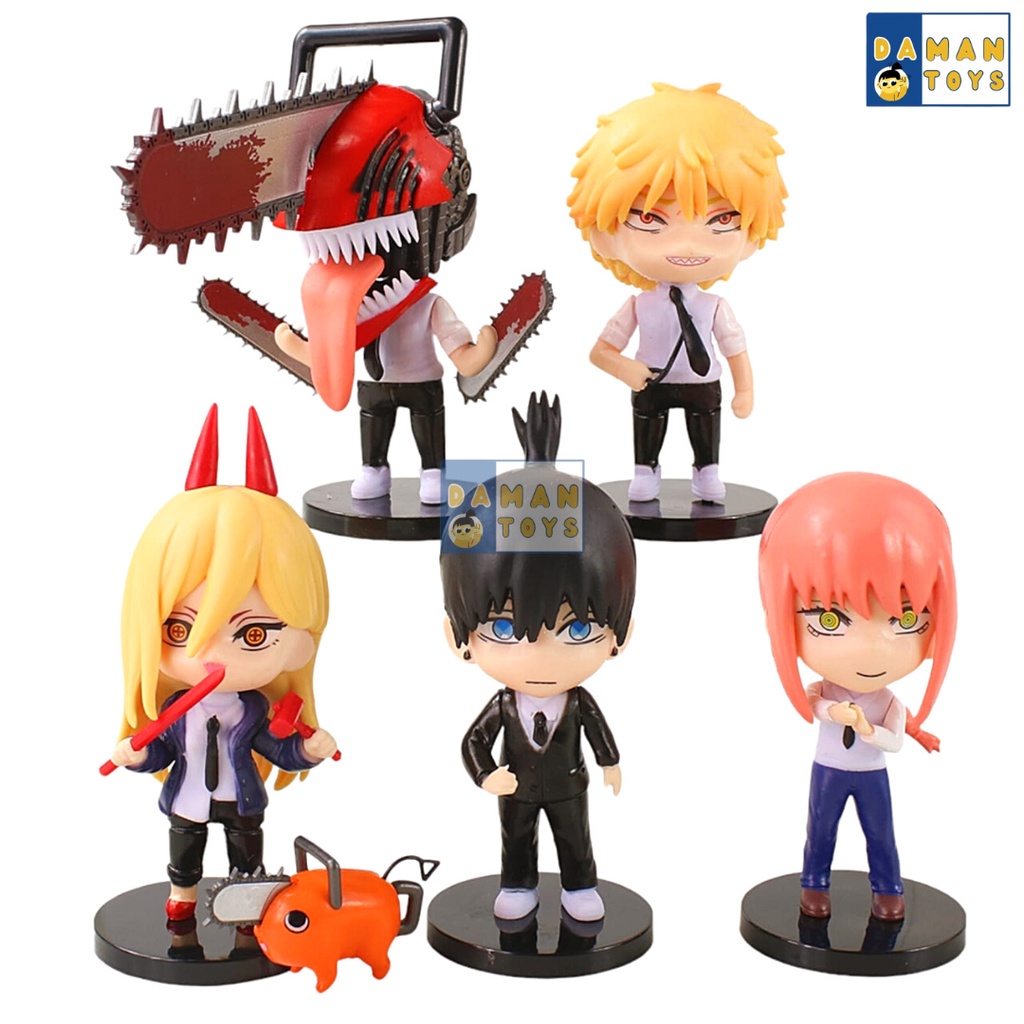 Jual Action Figure Anime Chainsaw Man Denji Power Pochita Mainan Patung ...