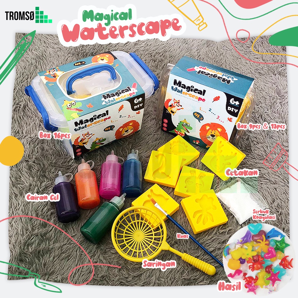 Jual Tromso Magical Waterscape / Mainan Gel Edukatif Anak isi 9,13 ...