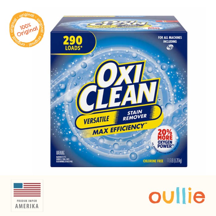 Jual TERBARU- OxiClean Versatile Stain Remover Powder (PROMO) | Shopee ...