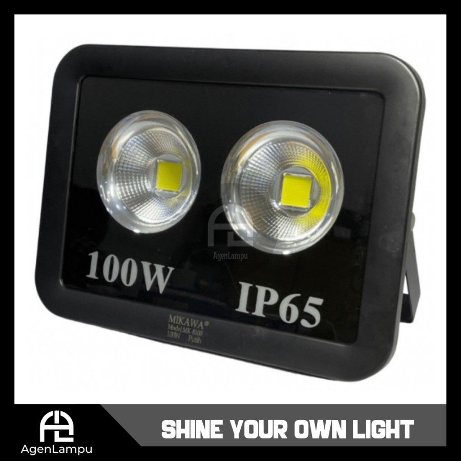 Jual LAMPU SOROT COB LED FLOODLIGHT 100W 100 WATT LAMPU TEMBAK OUTDOOR | Shopee Indonesia