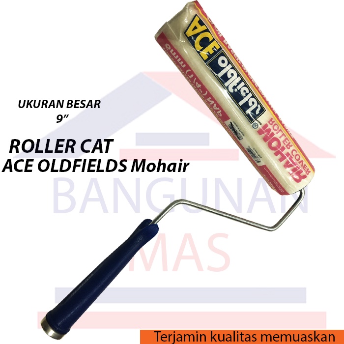 Jual ROLL CAT ACE OLDFIELDS MOHAIR besar / Kuas roll ace Mohair 9 ...