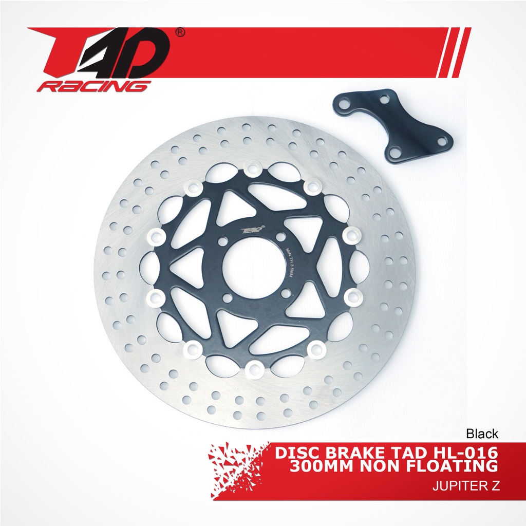 Jual DISC BRAKE TAD HL-016 300MM NON FLOATING JUPITER BLACK | Shopee Indonesia