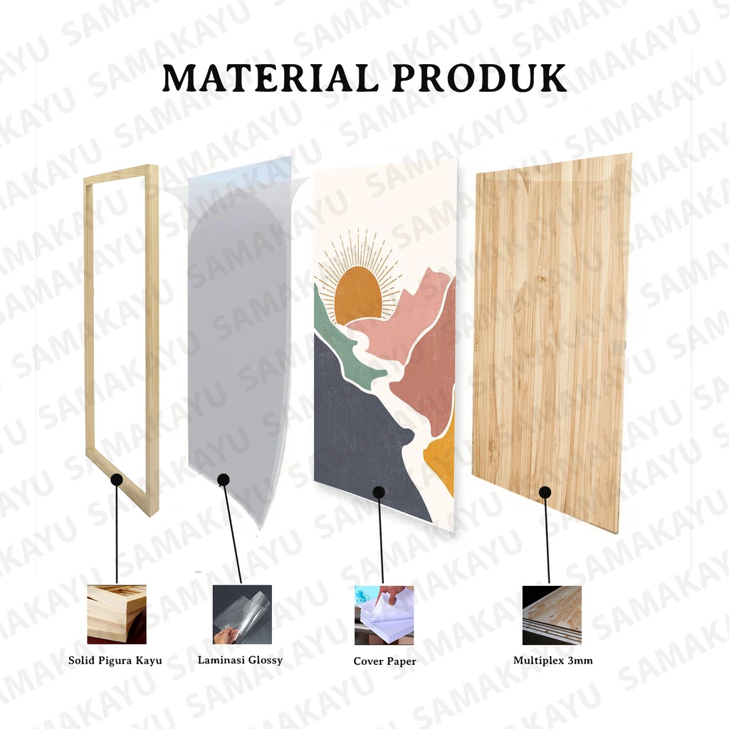 Jual Cetak Foto Custom Plus Frame Pigura Kayu | Custom Frame kayu ...