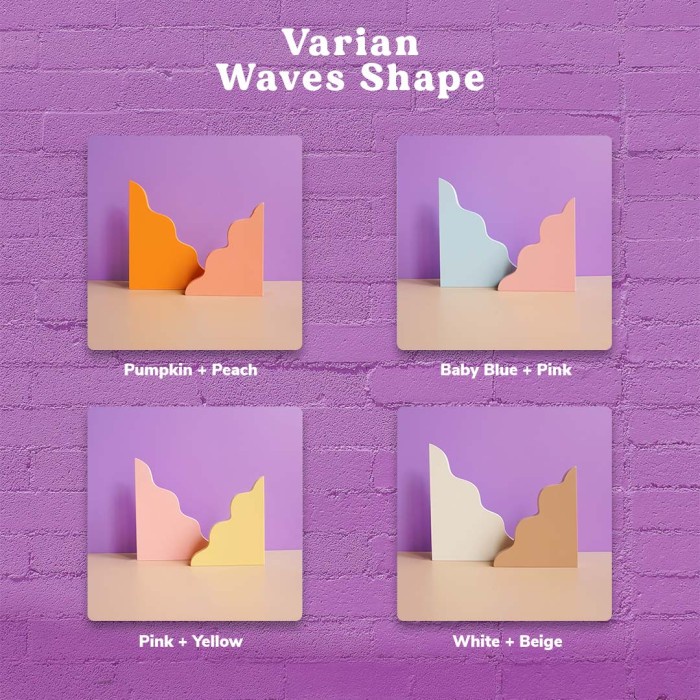 Jual PROPERTI FOTO STUDIO PROPS PHOTO PRODUK ALAS FOTO IRREGULAR WAVES ...