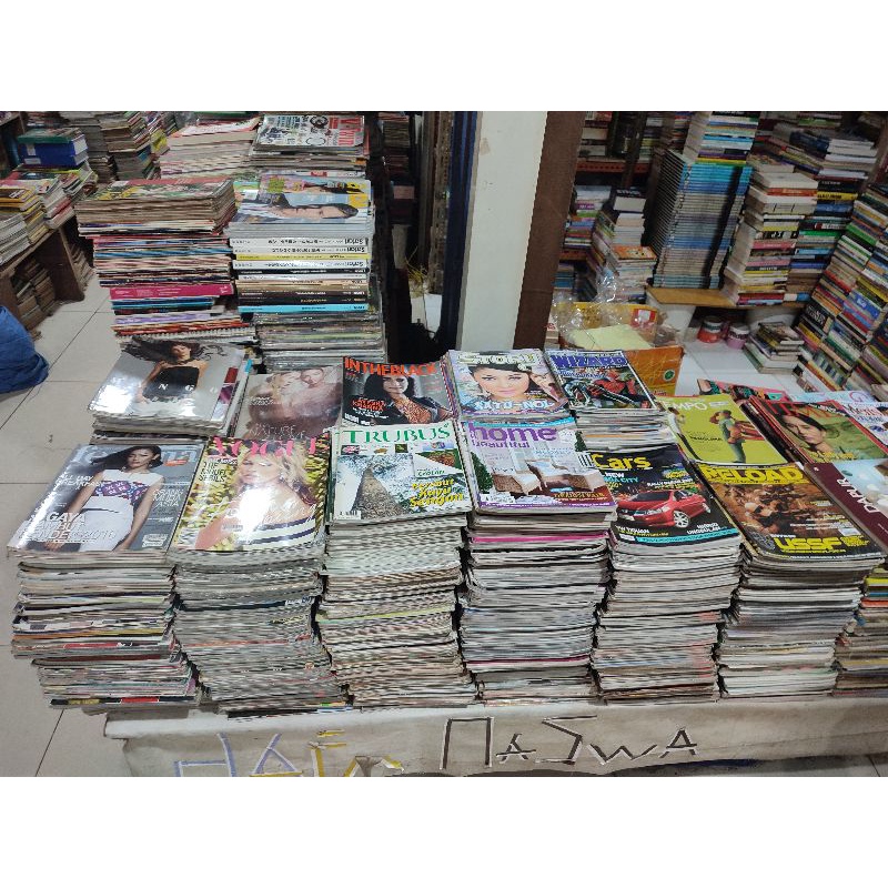 Jual Majalah kiloan 1kg isi 3 pcs ( dapat 3 majalah ) | Shopee Indonesia