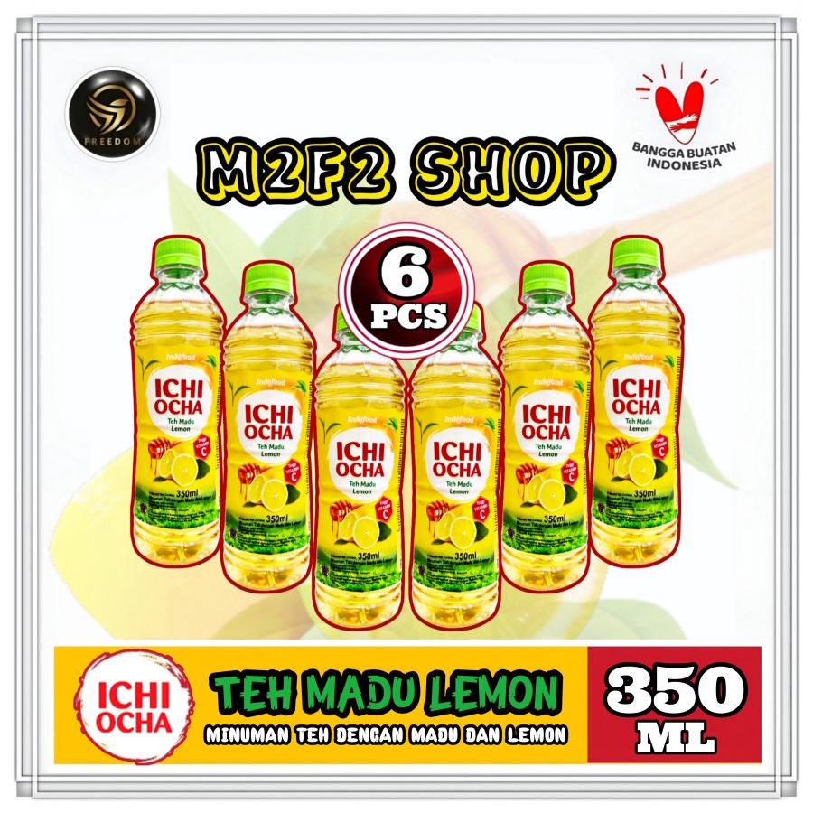 Jual ICHI OCHA Minuman Teh Madu Lemon Botol Plastik Pet - 350 ml (Kemasan 6 Pcs) | Shopee Indonesia
