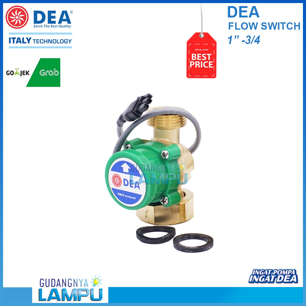 Jual Water Flow Switch 1" - 3/4" (Saklar Otomatis Pompa Air) | Shopee ...