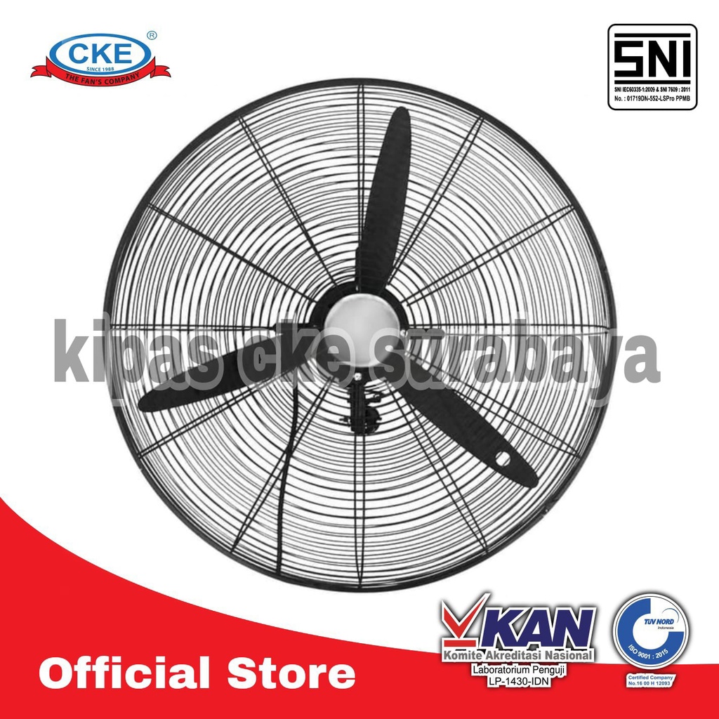Jual Wall Fan CKE 20 Inch WF-W20-GS Kipas Angin Dinding Tembok Gudang ...